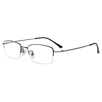 高启兰同款纯钛半框女款近视镜架