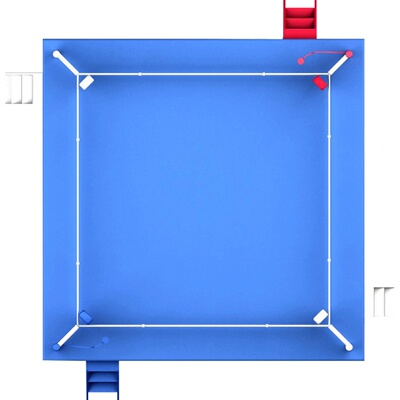 九日山比赛训练拳击擂台
