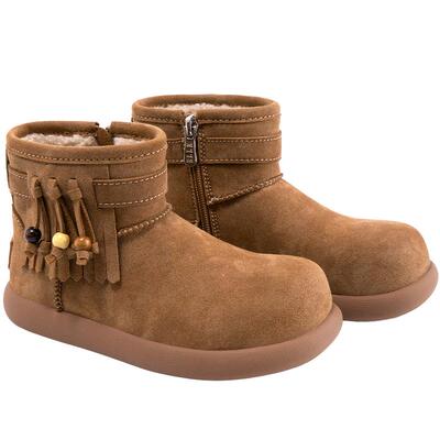 ELLEkids童鞋秋冬季新棉靴雪地靴