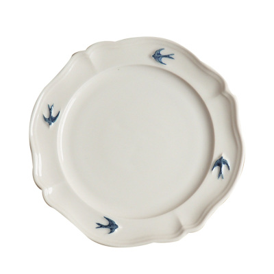 日本StudioM甜品碗陶瓷浮雕餐盘