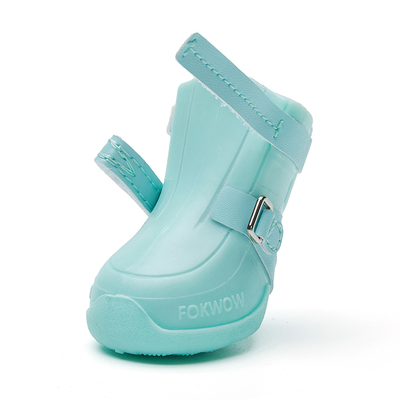 Fokwow防水雨鞋宠物狗鞋好穿不掉