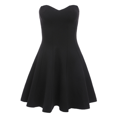 历史底价！买贵退差！性感抹胸裙