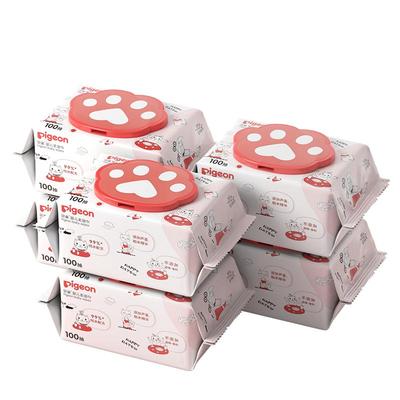 贝亲新生适用猫爪湿巾官方旗舰店