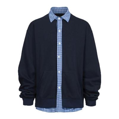 YORAINBOW 秋款翻领衬衫卫衣老钱风通勤高级cleanfit长袖外套polo