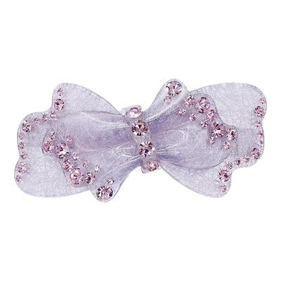 温柔风水钻发夹后脑勺