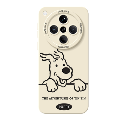 适用oppofindx9手机壳新款findx9pro软硅胶x8s高级感小众7ultra全包镜头x6线条小狗oppo防摔reno12女款保护套