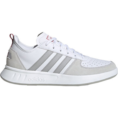 阿迪达斯男女三条纹中帮休闲板鞋