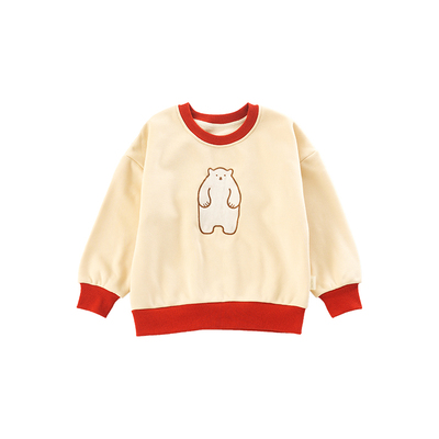 儿童纯棉卫衣女童帽衫男童运动衫