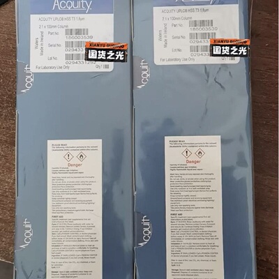 议价全新Waters沃特世色谱柱186003539，HSST32.1*150mm,1.8um
