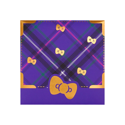 2026 马年新年烫金格子蝴蝶结简约长款红包利是封 创意个性红包