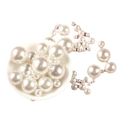 无孔珍珠散珠abs仿珍珠diy材料