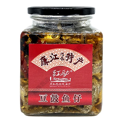 廉江特产豆豉鱼仔550g大罐密封