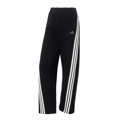 adidas女子宽松运动休闲香蕉裤针织长裤直筒拖地裤KB8998