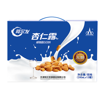 杏仁露植物蛋白礼盒装无糖饮料