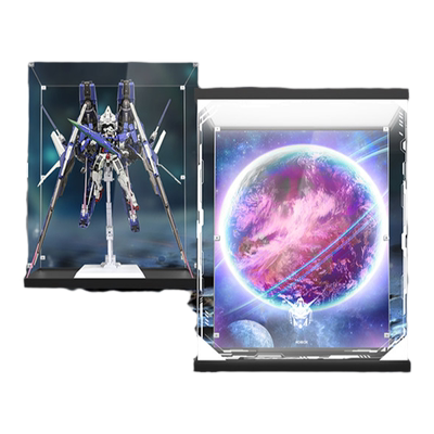 KGBOX万代高达METALBUILD MB马甲模型亚克力展示盒模型防尘罩透明