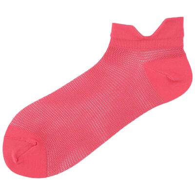 Tabio袜子女无骨短袜春夏薄款网眼透气吸汗不掉跟船袜提耳短筒袜