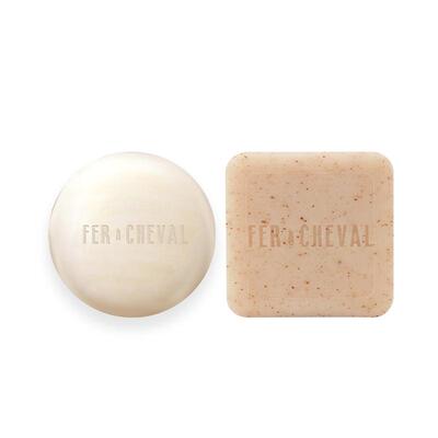 马蹄铁燕麦皂洁面洁肤洗发