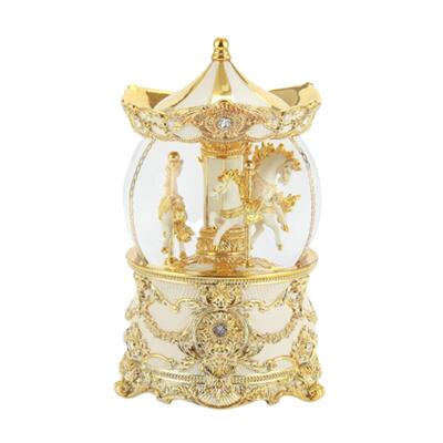 赞尔jarll水晶球音乐盒生日礼物