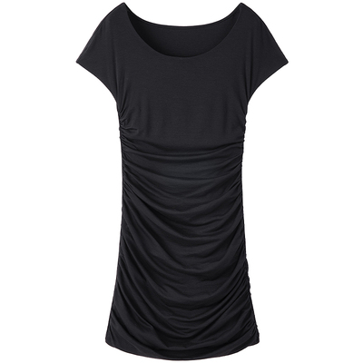 MissSixty黑色天丝针织连衣裙