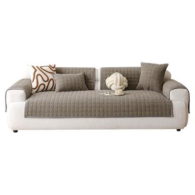 轻奢高级感皮沙发垫子四季通用