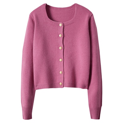 百家好秋季新款轻奢名媛针织衫女