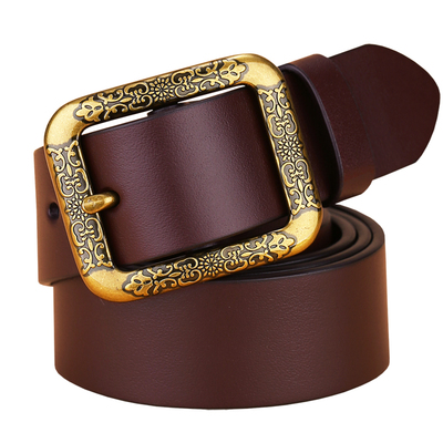 vgxoue针扣女士宽版ins风潮皮带