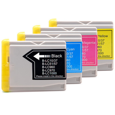 LC960BK墨盒适用兄弟MFC230C 265C 3360C FAX2480C打印机墨盒黑色DCP-540CN MFC-230C 265C 465CN 685CW墨水