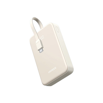 【3C认证】绿联20W充电宝自带线