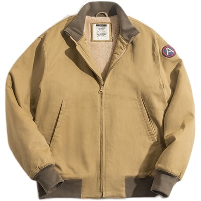 马登美式复古狂怒坦克服立领外套