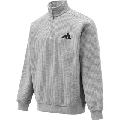 滔搏adidas阿迪达斯男子半拉链针织舒适套头衫运动休闲卫衣KV5944