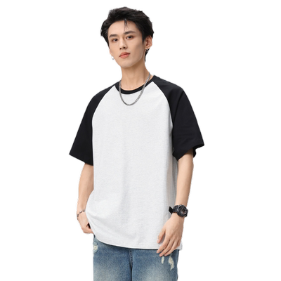 HomePanda重磅插肩袖短袖t恤男