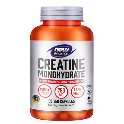 NOW/诺奥一水肌酸胶囊750mg120粒