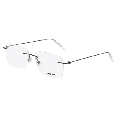 万宝龙montblanc金属无框眼镜框
