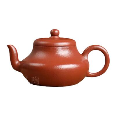 昊陶全手工君德小煤窑朱泥小品壶