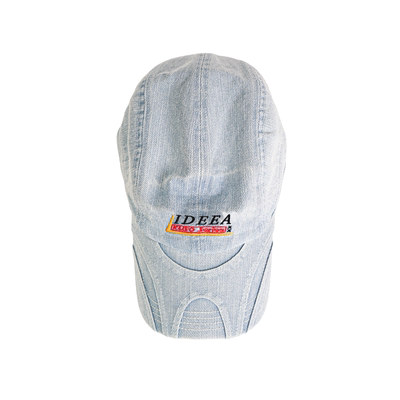 点子点子解构洗水做旧牛仔帽