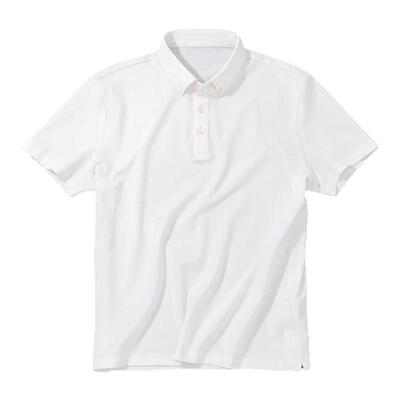 MrBu布先生时尚钉扣翻领商务男款t恤春夏简约纯色短袖AT16071