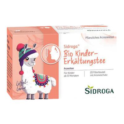 欧洲直邮德国Sidroga儿童抗有机植物茶包20包 效期26年11月