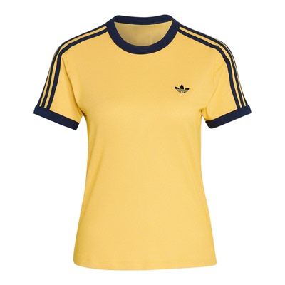 Adidas/阿迪达斯正品三叶草女士修身休闲运动短袖T恤KS9990