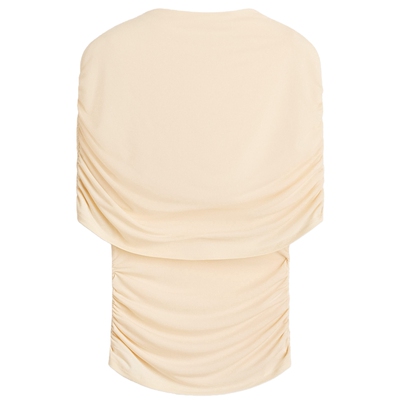 【Edition系列】HM女装T恤2026夏季新款披肩设计垂褶上衣1341837