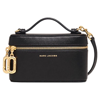 【七夕礼物】MARC JACOBS/莫杰 VANITY 牛皮方形斜挎包手提化妆包