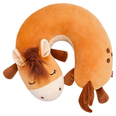 BUDIBASA巴迪宝思便携颈枕U型枕毛绒公仔2026马年吉祥物新年礼物