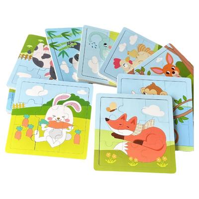 蒙特利9片早教益智拼图蒙氏2岁