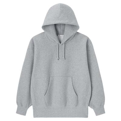 GU极优 男加厚宽松连帽重磅加绒卫衣带口袋2025冬季新品 B357546