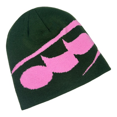 韩国撞色提花街头套头弹力冷帽女