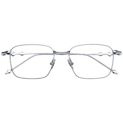 张凌赫同款超轻纯钛眼镜近视可配度数男女款星芒设计高级感眼睛架