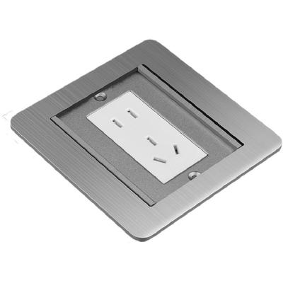 不锈钢双开门超薄防水地插