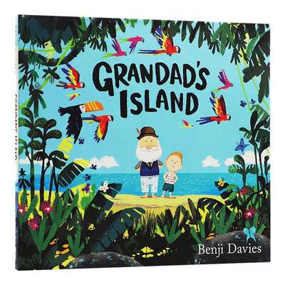 爷爷的天堂岛 英文原版 Grandad's Island Benji Davies插画绘本 教孩子理解亲人的逝去 精装 英文版进口原版英语书籍儿童全英语书