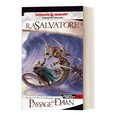 英文原版小说 Passage to Dawn Legend of Drizzt 龙与地下城 崔斯特传奇 精灵血脉系列4 破晓之路 英文版 进口英语原版书籍