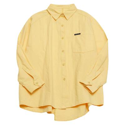 街头风制服宽松情侣白衬衫