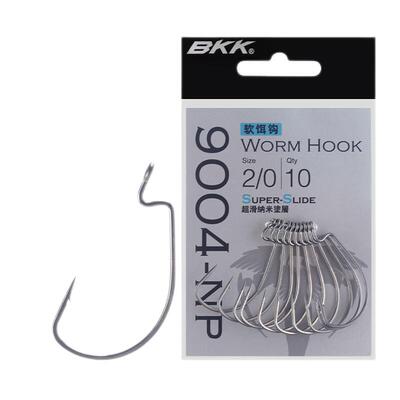 bkk路亚鱼钩曲柄腹有倒刺9004